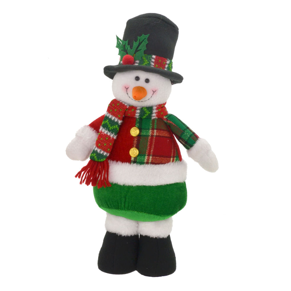 Boneco de Neve Decorativo Billi 39cm Espressione Christmas - Camicado